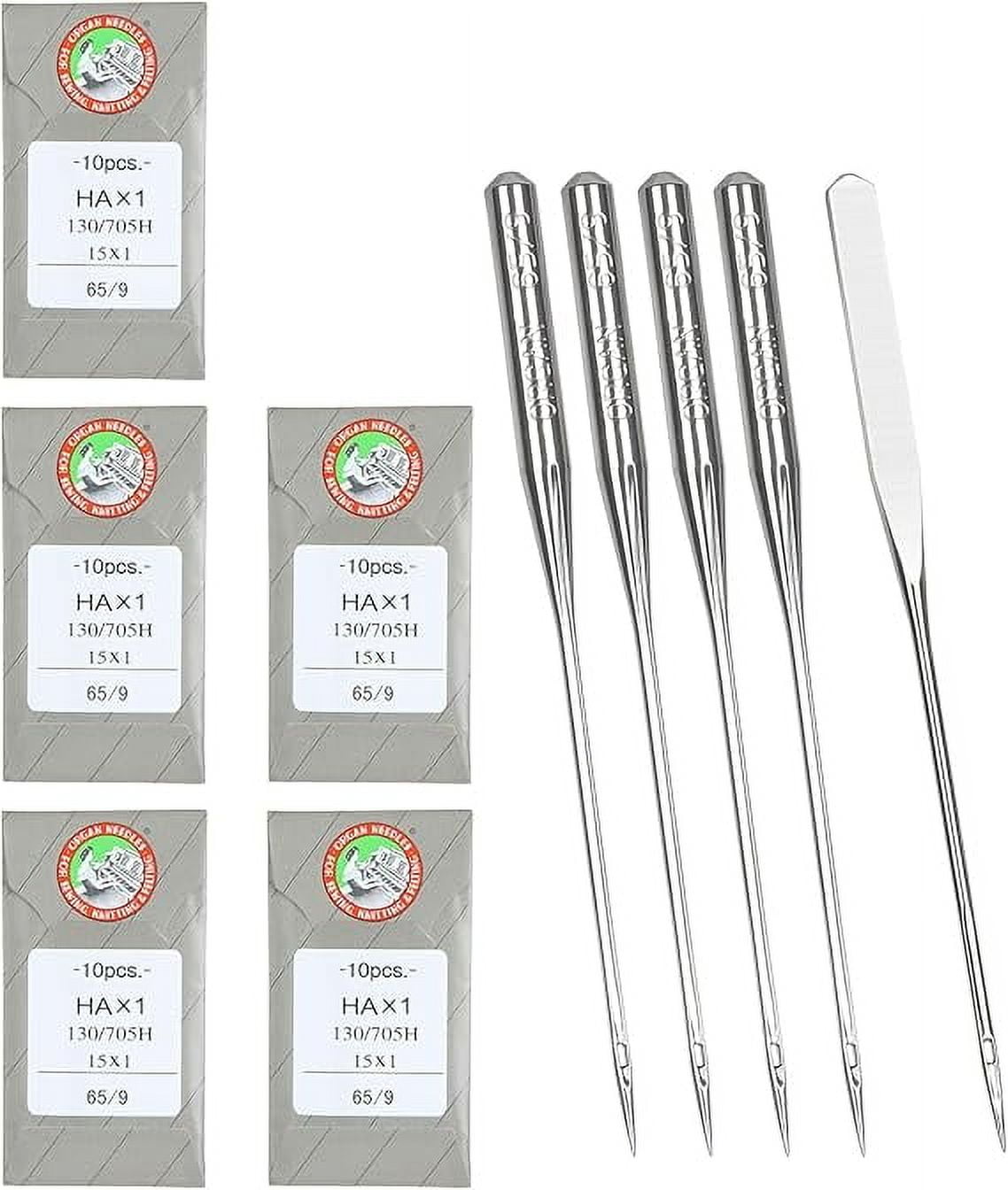 Teamwork 50PCS Embroidery Sewing Needles for Brother Machine Needles ...