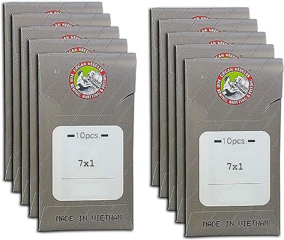 Teamwork 7 Class Needles (100 Each) #25 Organ Brand Compatible with ...