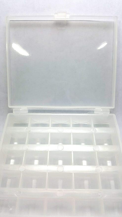 Teamwork Clear Plastic Universal Bobbin Storage CASE Organizer ...