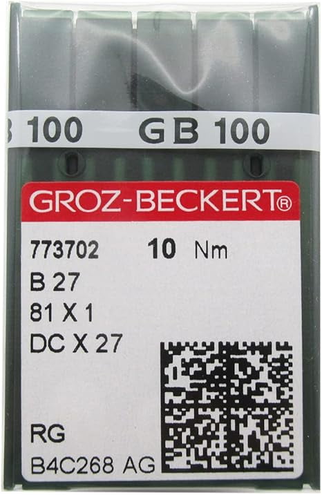 Teamwork GROZ-BECKERT Needle - 100PCS Groz Beckert DCX27 DCX1 B27 Industrial Serger Overlock ...