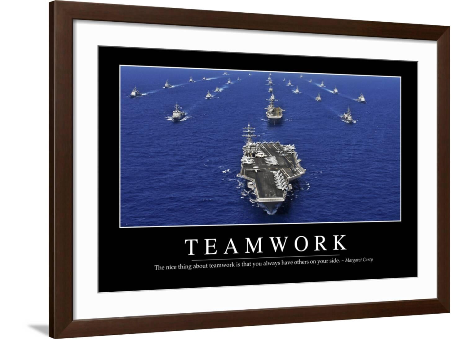 Art.com Teamwork: Inspirational Quote and Motivational Poster ...