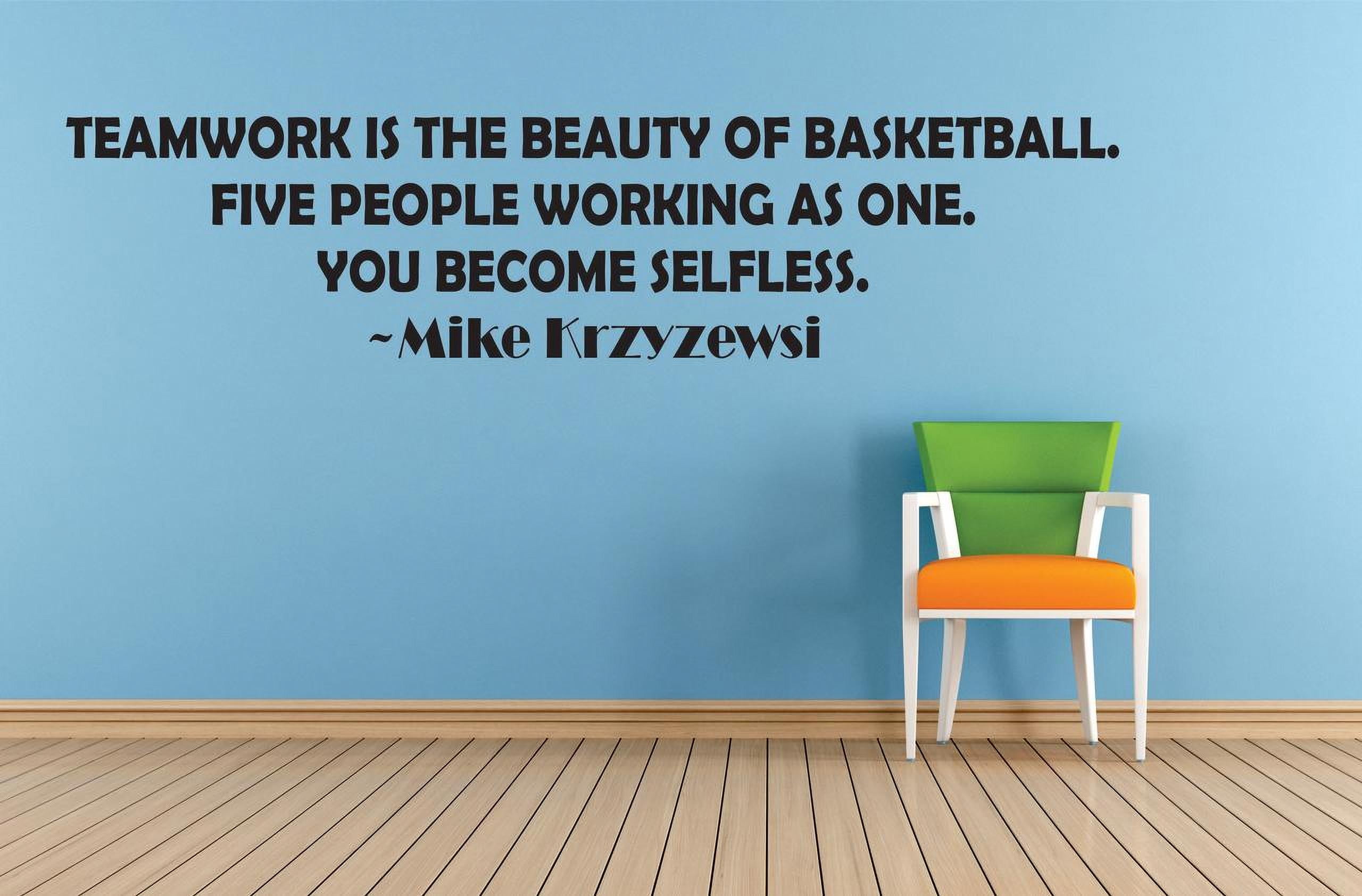 Teamwork Is The Beauty Of Basketball. 5 People Working As One You ...