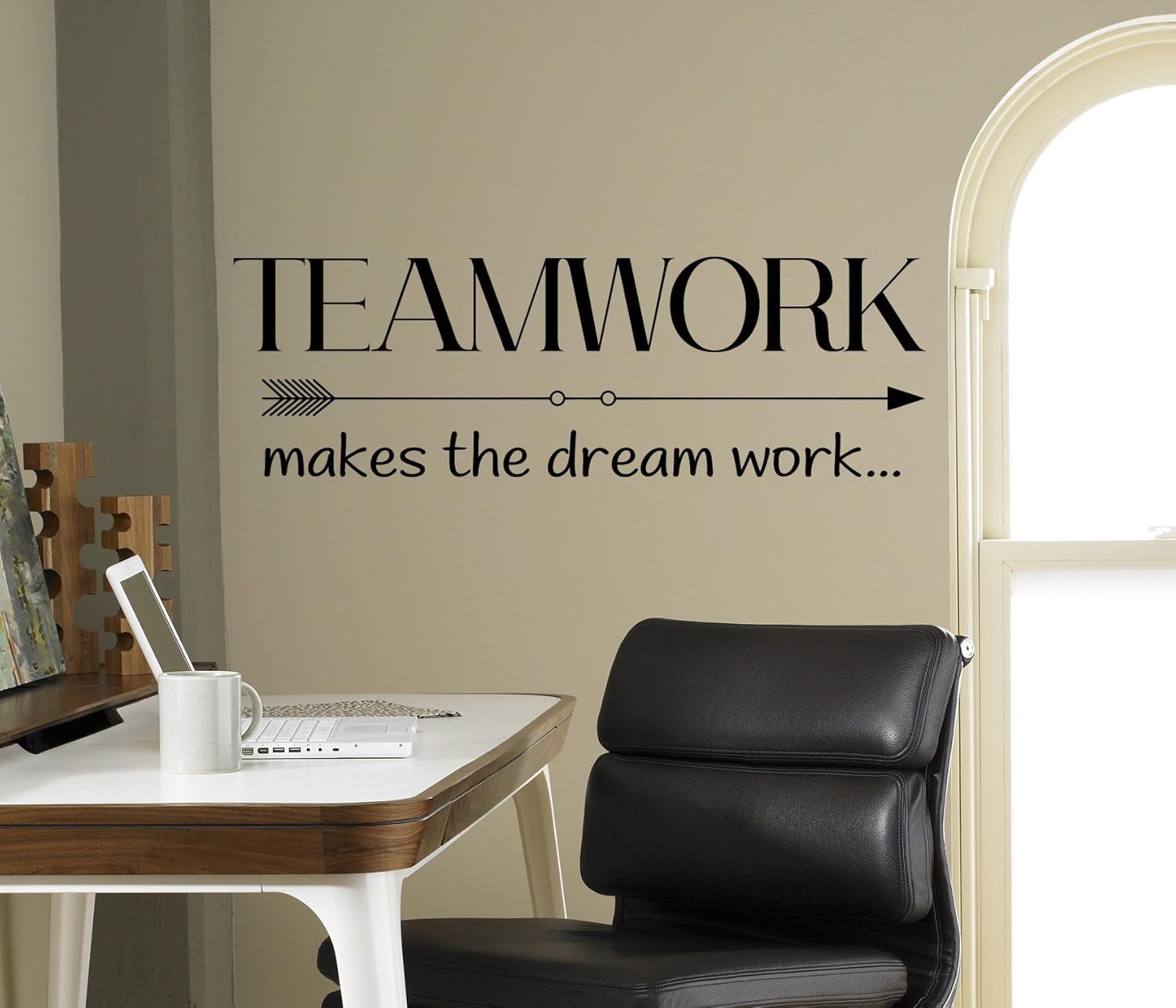 Teamwork Make The Dream Work Decal Motivational Sticker Inspirational ...