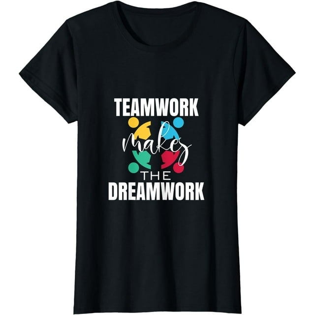 Teamwork Makes That Dreamwork Motivational Sports Quote Team T-Shirt ...