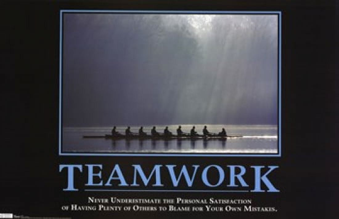 Teamwork - Motivational Poster Print (36 x 24) - Walmart.com