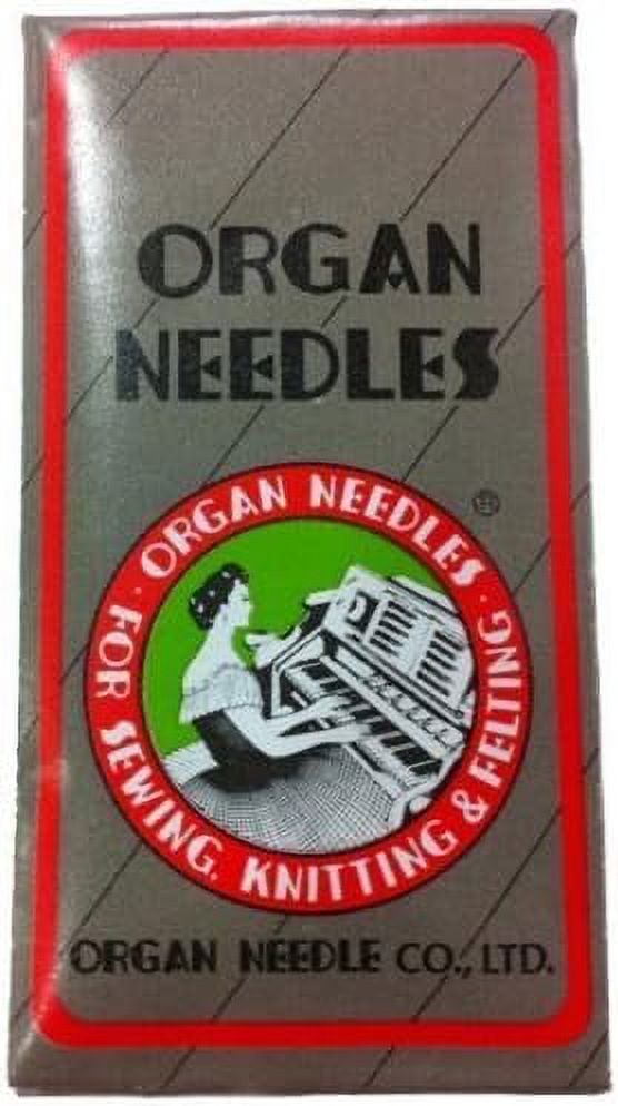 Teamwork ORGAN NEEDLES Ball Point Sewing Machine Needles Home-use (10 ...