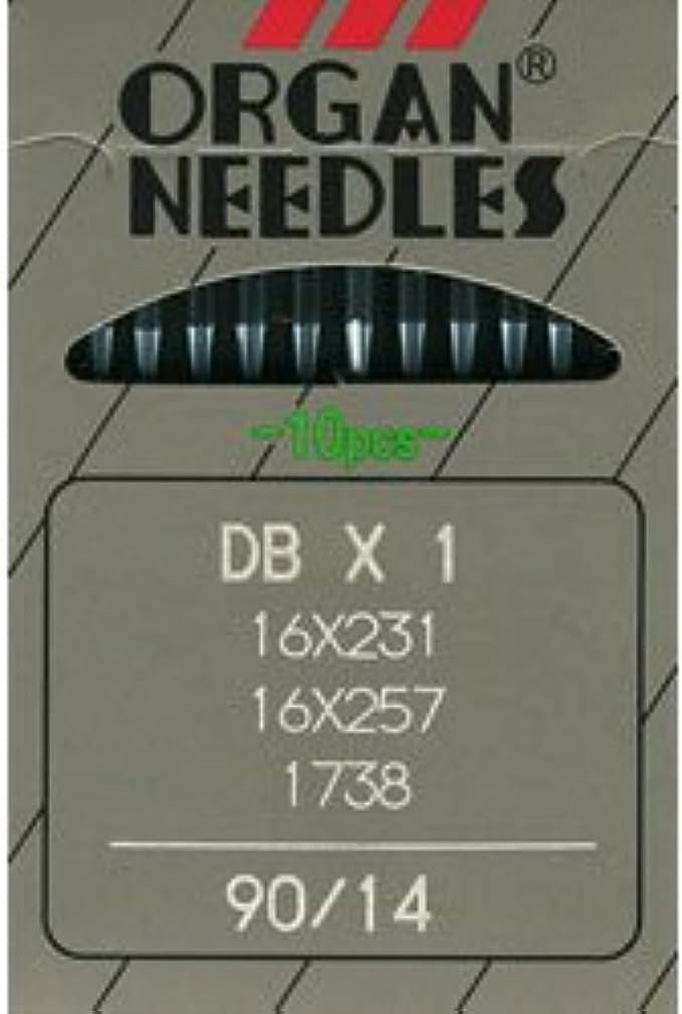 Teamwork Organ DB X 1 Industrial Needles 16X257 Size 90/14 (10pk) - Walmart.com