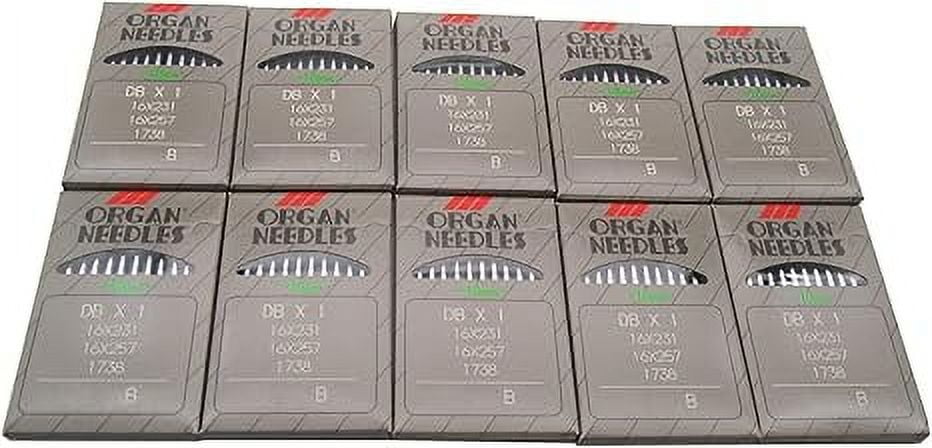 Teamwork Organ Needle -#Organ-DBX1 100PCS Japan Organ Sewing Machine Needles Compatible with ...
