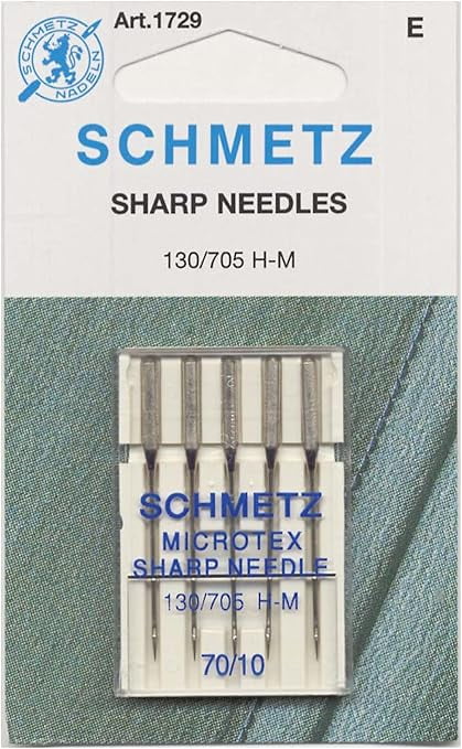 Teamwork SCHMETZ Microtex Sharp Sewing Machine Needles - Quilting ...