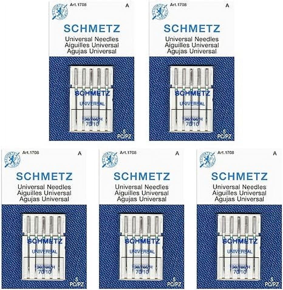 Teamwork SCHMETZ Universal (130/705 H) Household Sewing Machine Needles - Carded - Size 70/10 ...