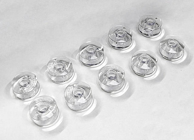 Teamwork SINGER DROP-IN HOME MACHINE PLASTIC BOBBINS 10 EACH - Walmart.com