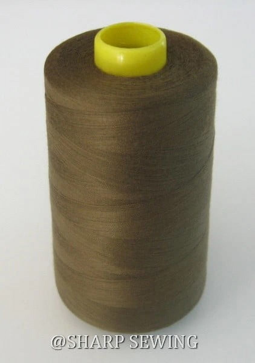 Teamwork SPOOL DARK BROWN #746 100% SPUN POLYESTER SERGER QUILTING ...