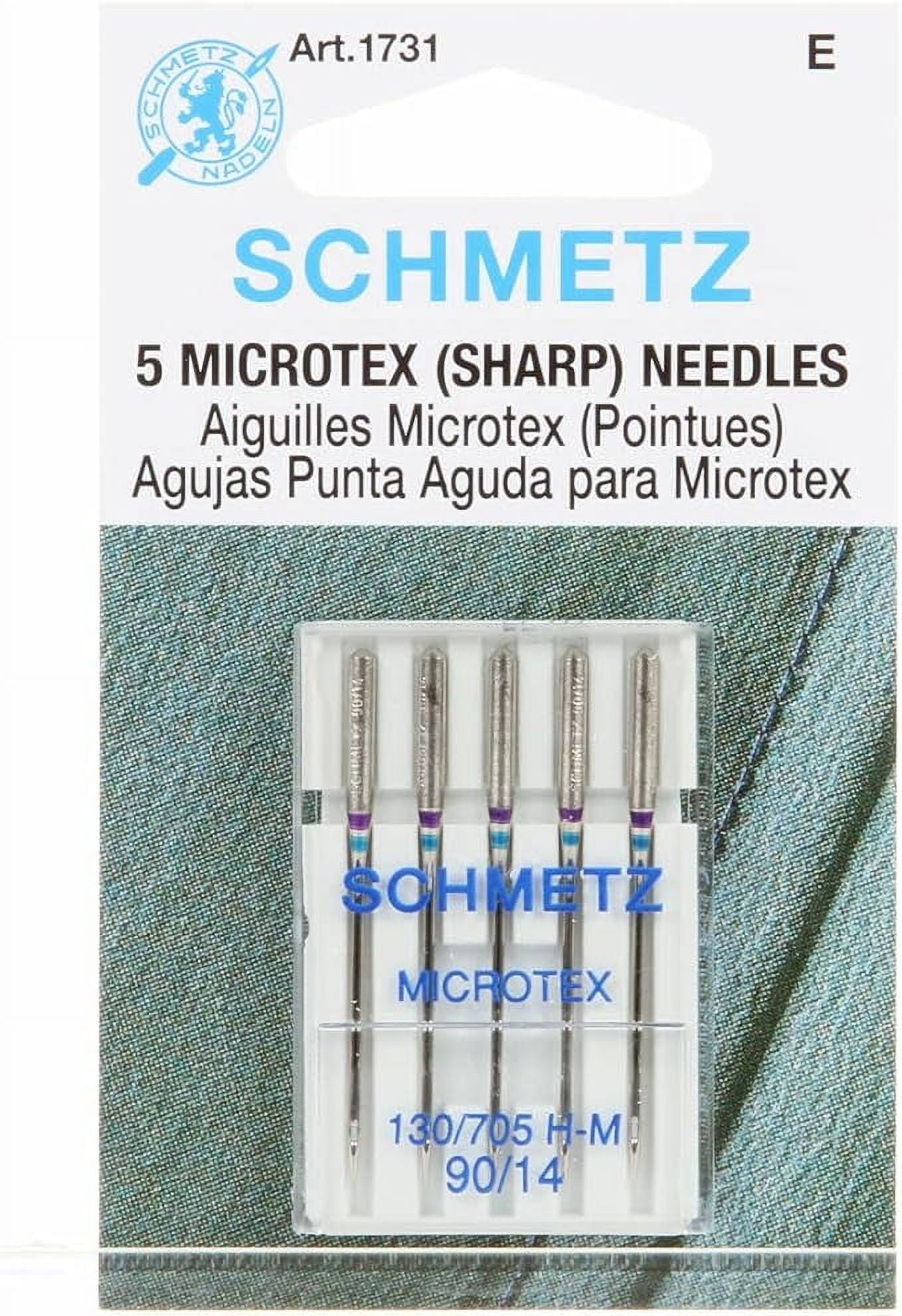 Teamwork Schmetz Microtex Sharp Machine Sewing Needles Package of 5 ...
