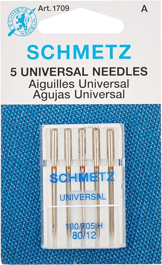Teamwork Schmetz Universal Machine Needles, Size 12/80 5/Pkg - Walmart.com