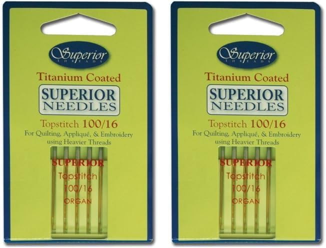 Teamwork Superior Threads - #100/16 Topstitch Titanium Coated Sewing ...