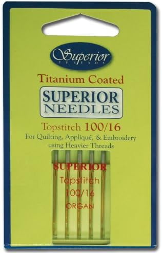 Teamwork Superior Threads - #100/16 Topstitch Titanium Coated Sewing ...