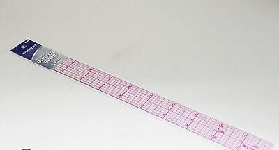 Teamwork WESTCOTT 12” INCH CLEAR PLASTIC 8ths GRAPH RULER SIZE 1“X 12 ...