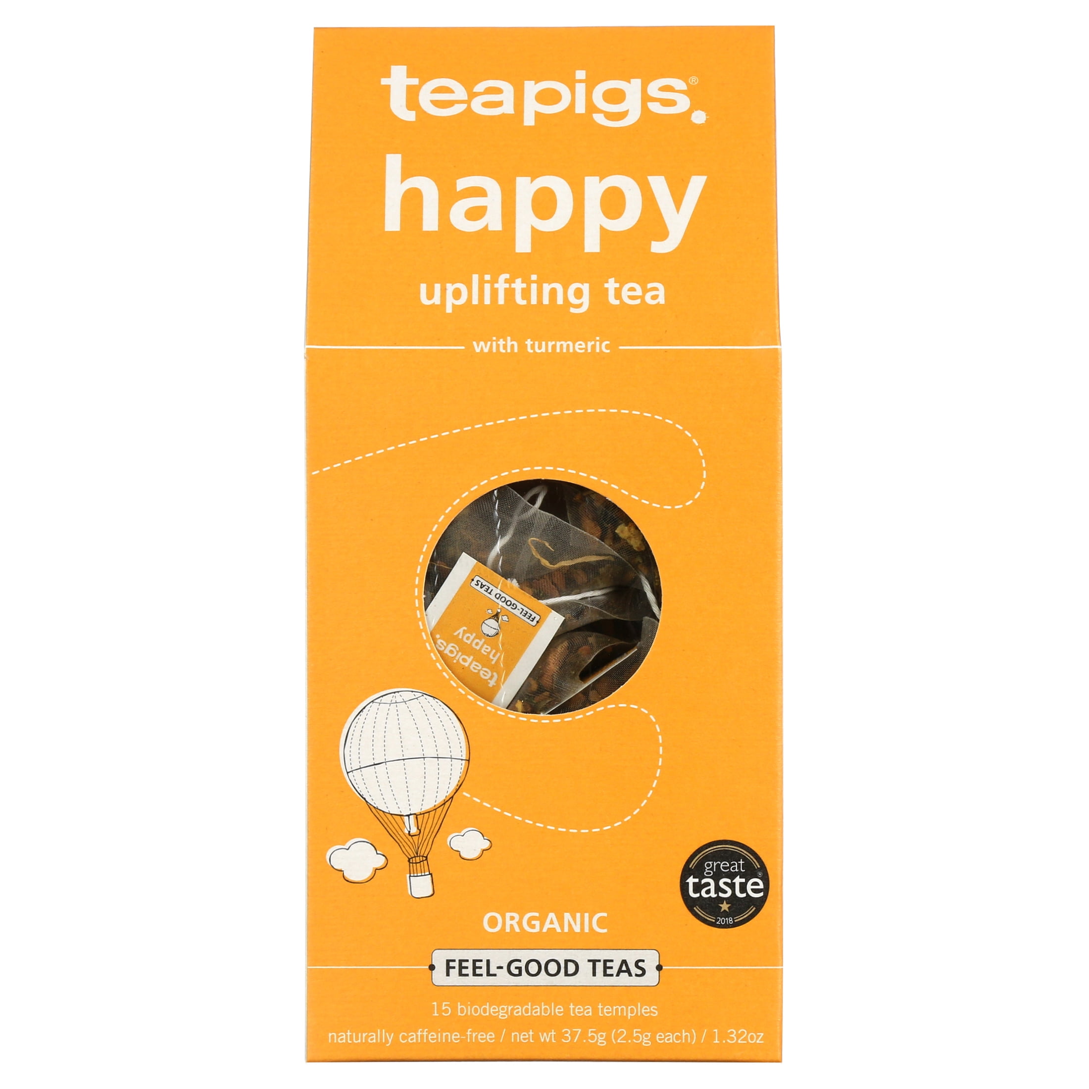 Teapigs Happy Uplifting Tea, 15 Ct - Walmart.com