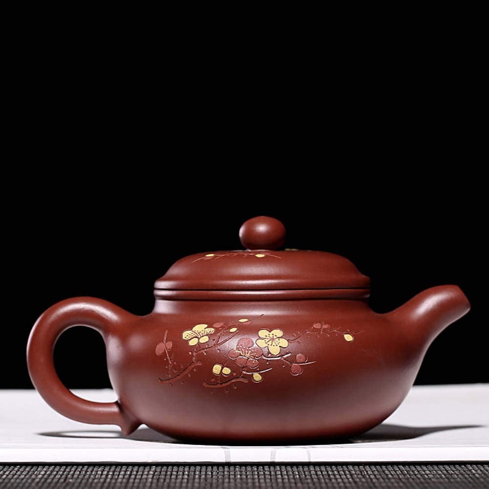 Teapot 8Oz Chinese Yixing Genuine Dahongpao Clay Zisha Pot Handmade ...