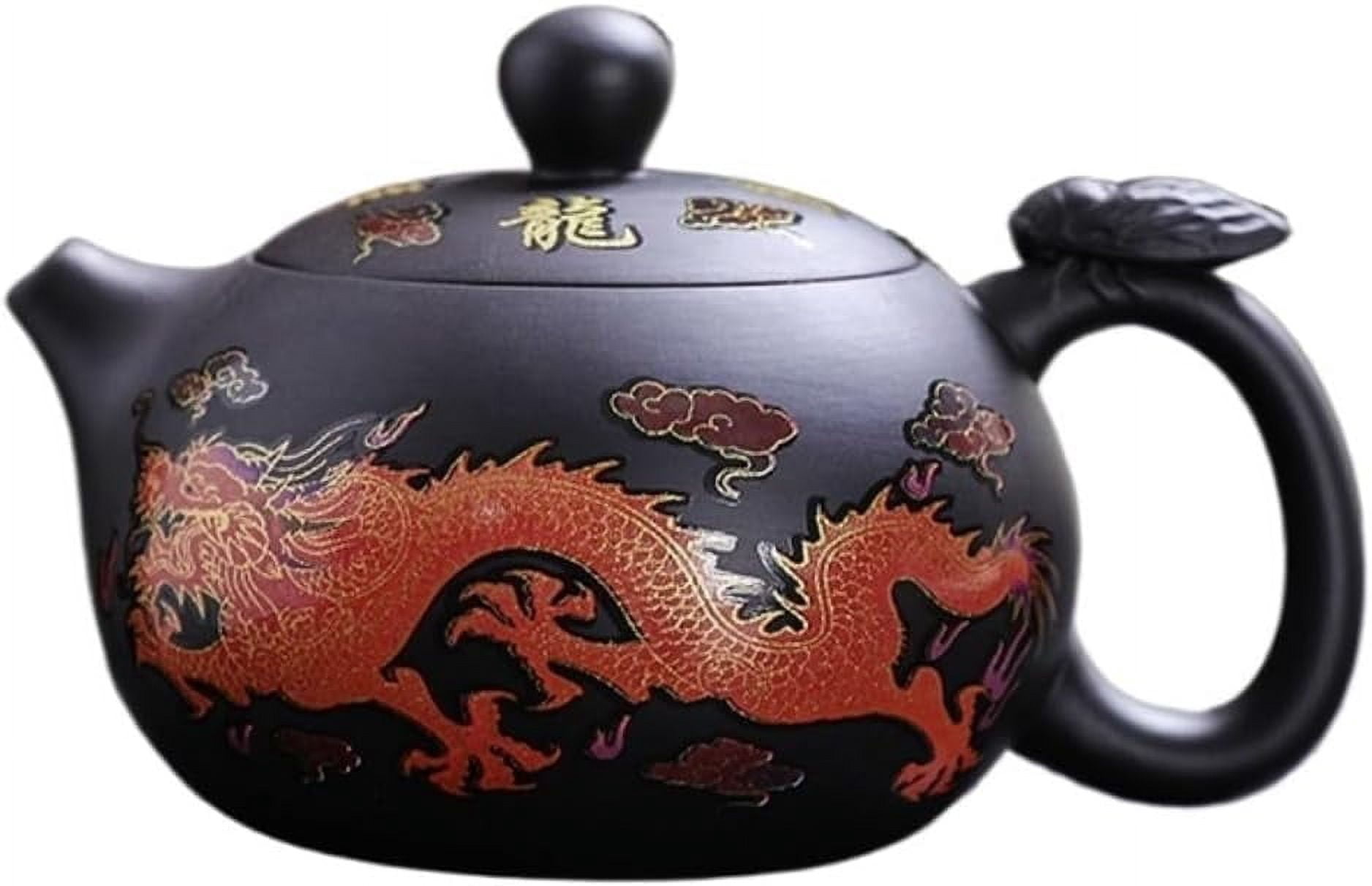 Teapot Dragon and Phoenix Chengxiang Boiling Water Changes Color for ...