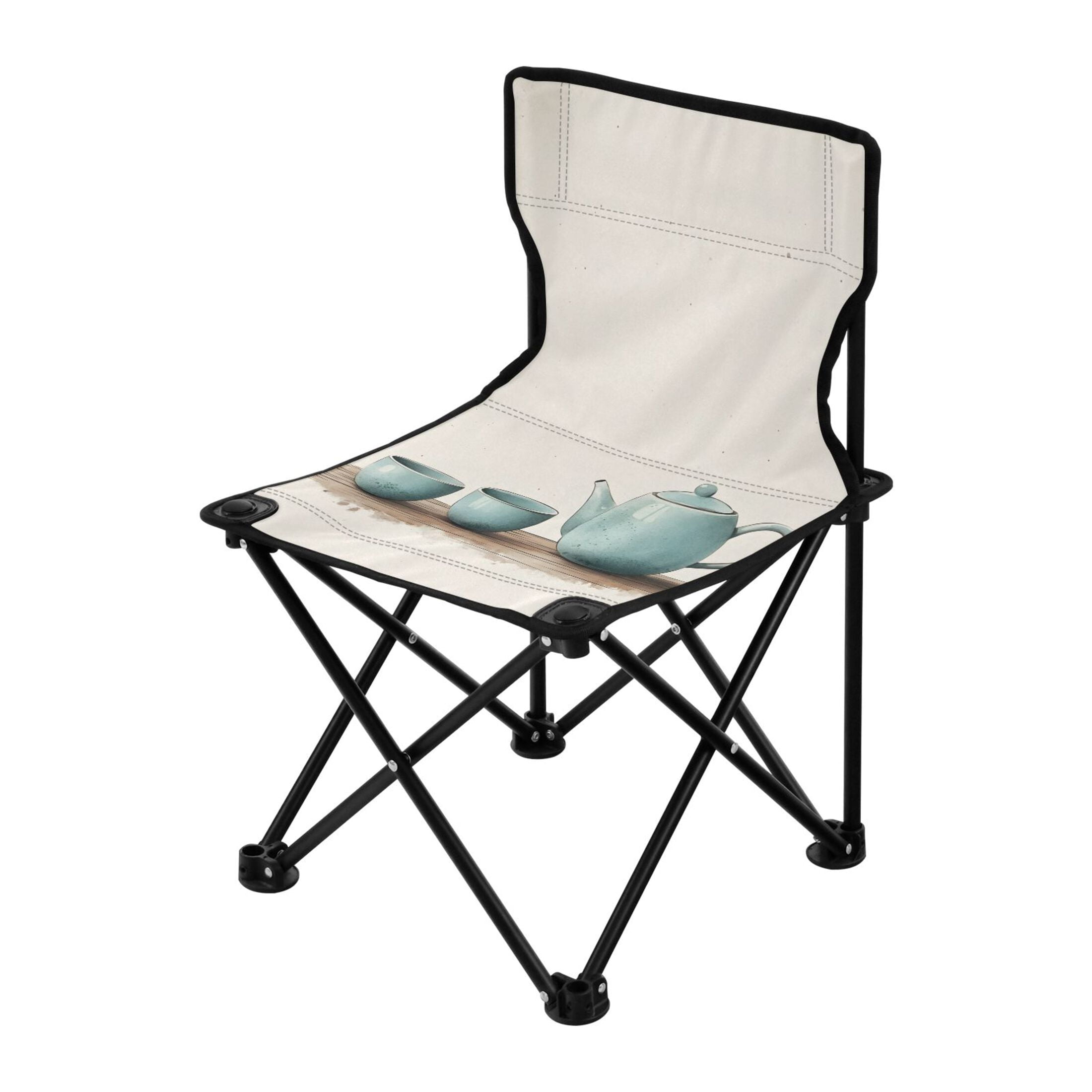 Teapot Kids Camping Chairs Folding Chair for Children 14.5x14.5in 600D ...