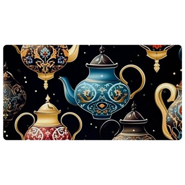 Christmas Gift Boho Brown Kitchen Rug Mat Set of 2 Piece Farmhouse ...