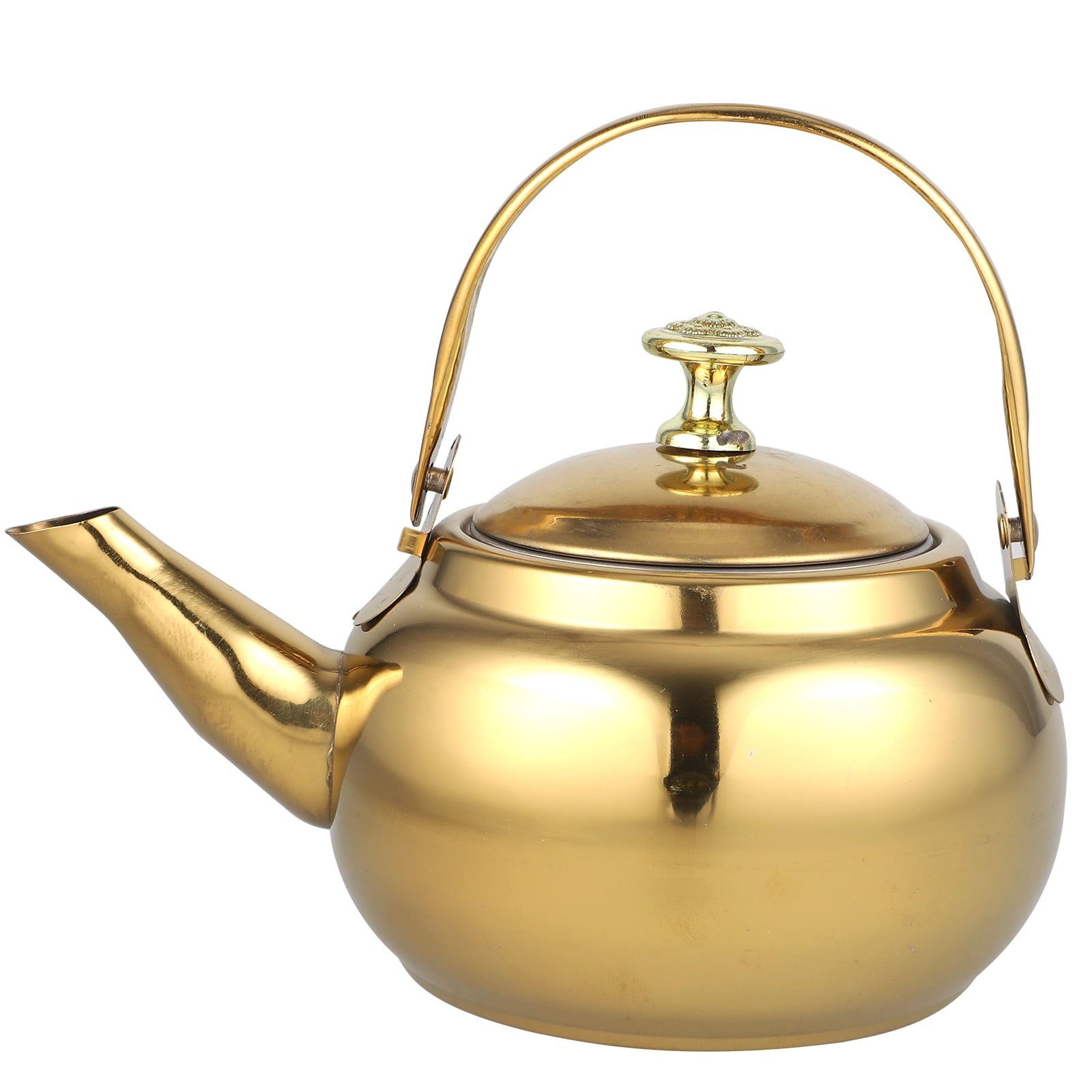 Teapot with Removable Loose Tea Filter and Lid, 1.0 Quart Stainless ...