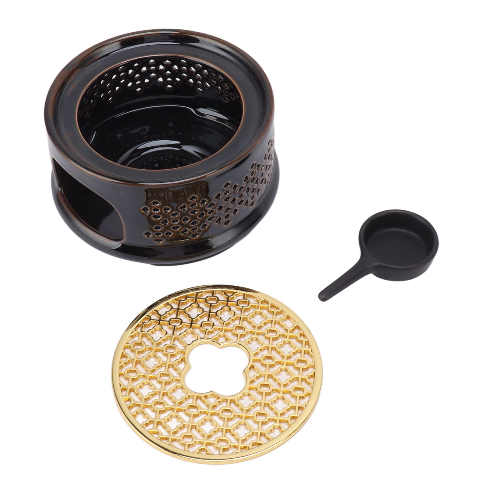 Teapot Warmer Ceramic,Tea Light Warmer, White Round Teapot Stove Heater ...