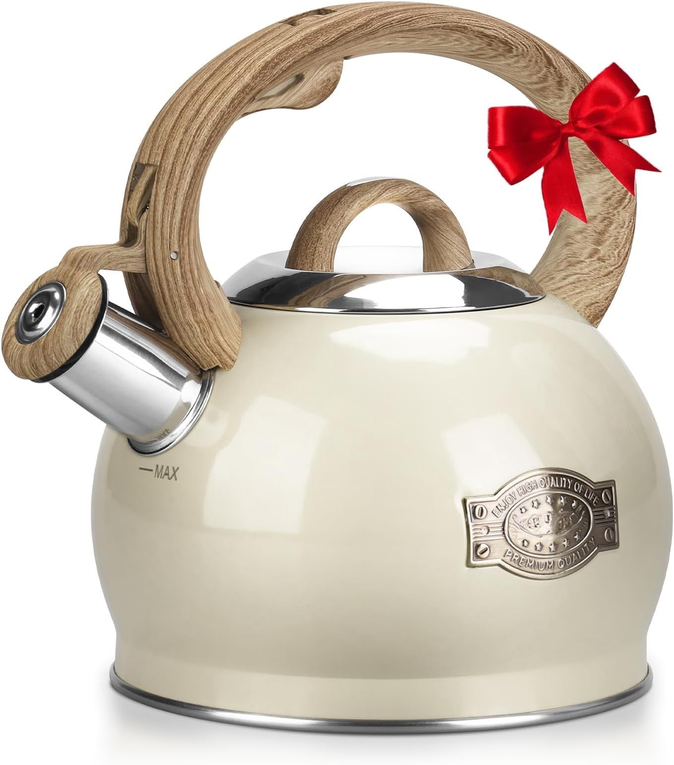 Teapot for Stovetop, 2.1 Quart Stove Whistling Kettle, Teapot Kettles ...