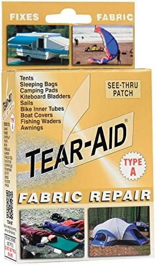 Liberty Mountain Tear Aid Fabric Repair Kit Patch Type A - Fabric ...