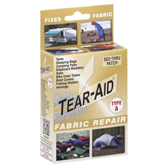 Tear-Aid Type A Fab Patch Kit: Repair Tape & Patches for Quick Fixes ...