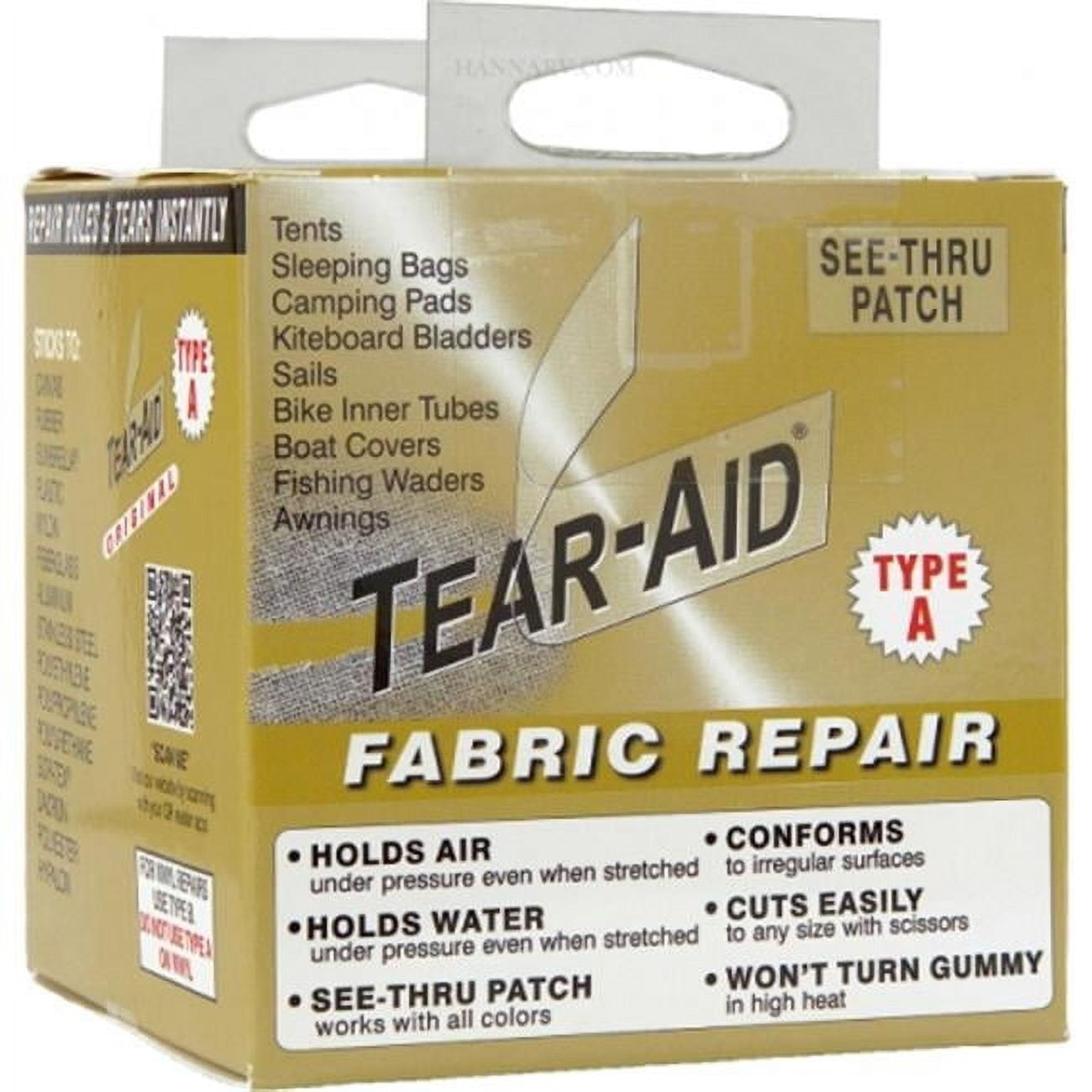 Tear-Aid ROLL-A-20 Retail Roll 3 in. x 5 ft. Repair Patch, Fabric ...