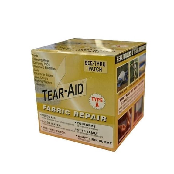Tear-Aid Retail Roll 3 in. x 5 ft. Repair Patch, Fabric - Type A - Case ...