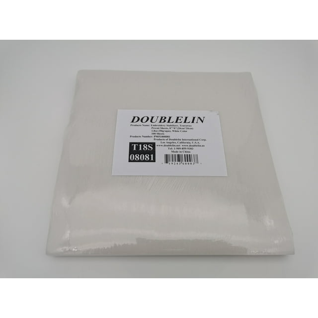 Tear Away Embroidery Stabilizer, Embroidery Backing, 1.8oz 8"x8" Sheets ...