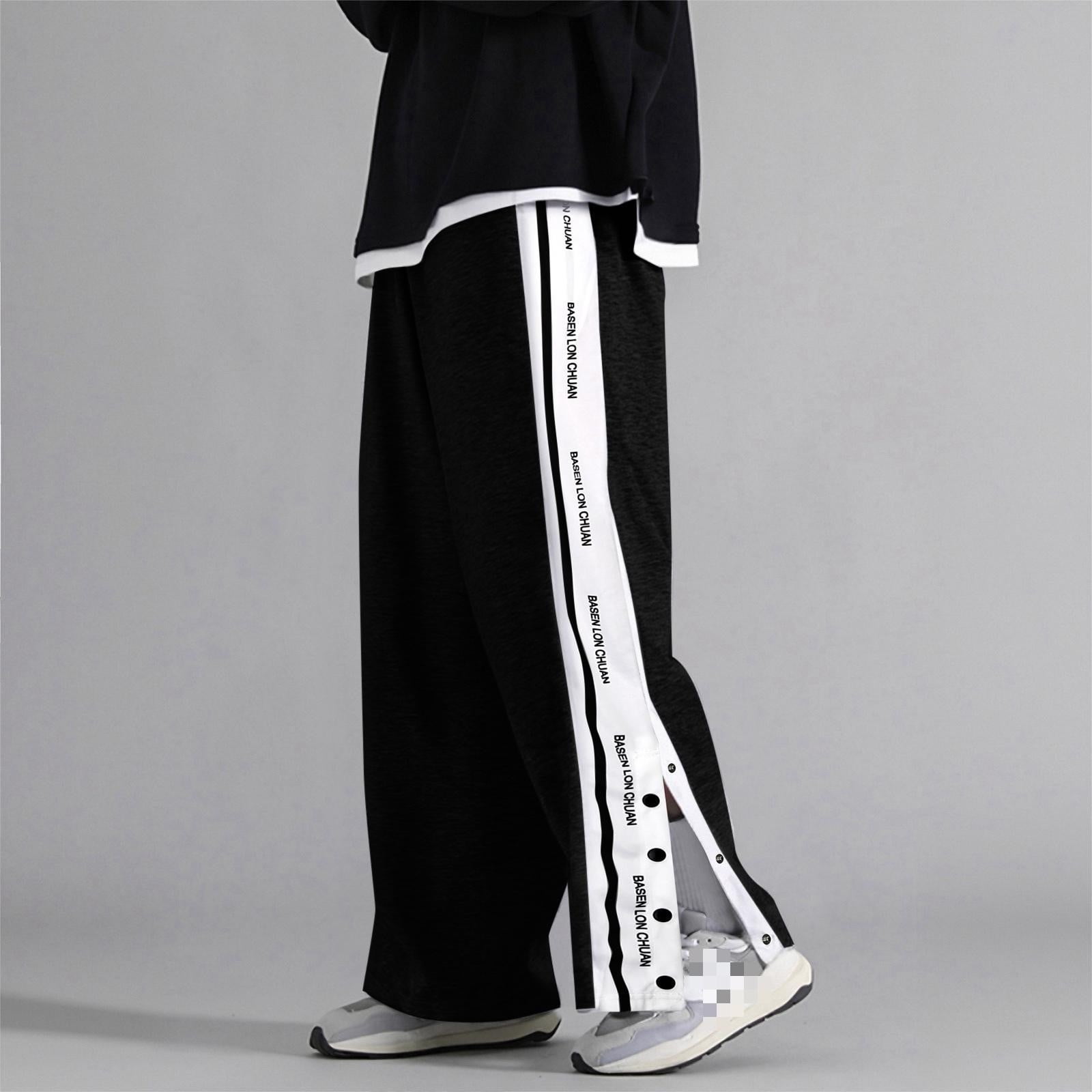 Tear Away Pants Womens Side Snap Pull On Track Pants Spring Fall ...