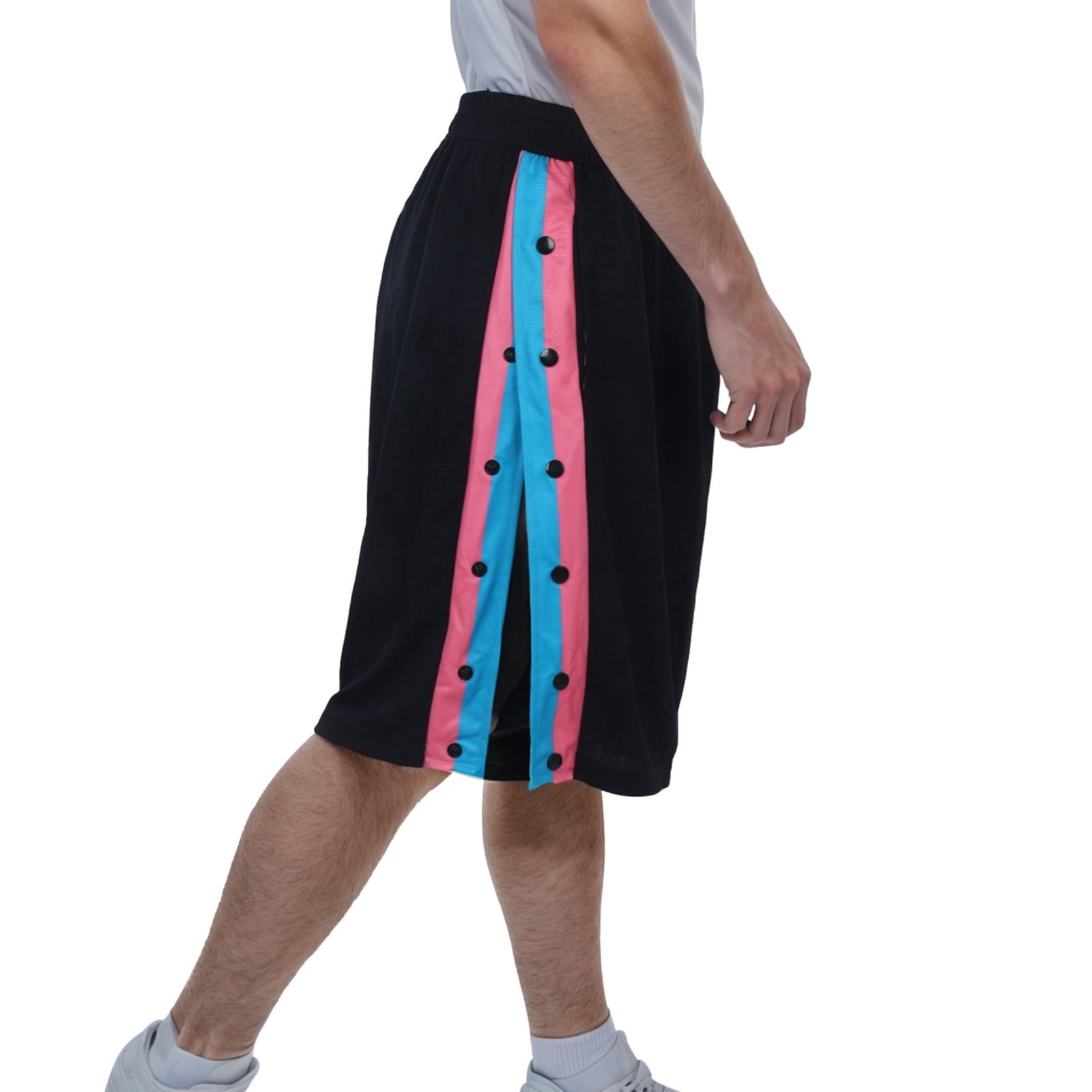 Tear Away Shorts for Men Full Legs Sweat Short Mens Open Bottom ...