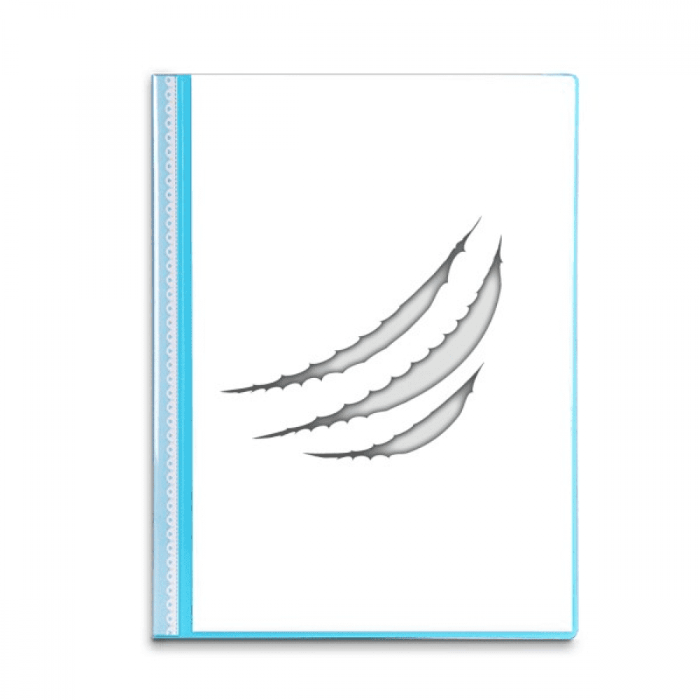 Tear Marks Scratch Animals Book Sheet Protectors Portfolio Binder ...