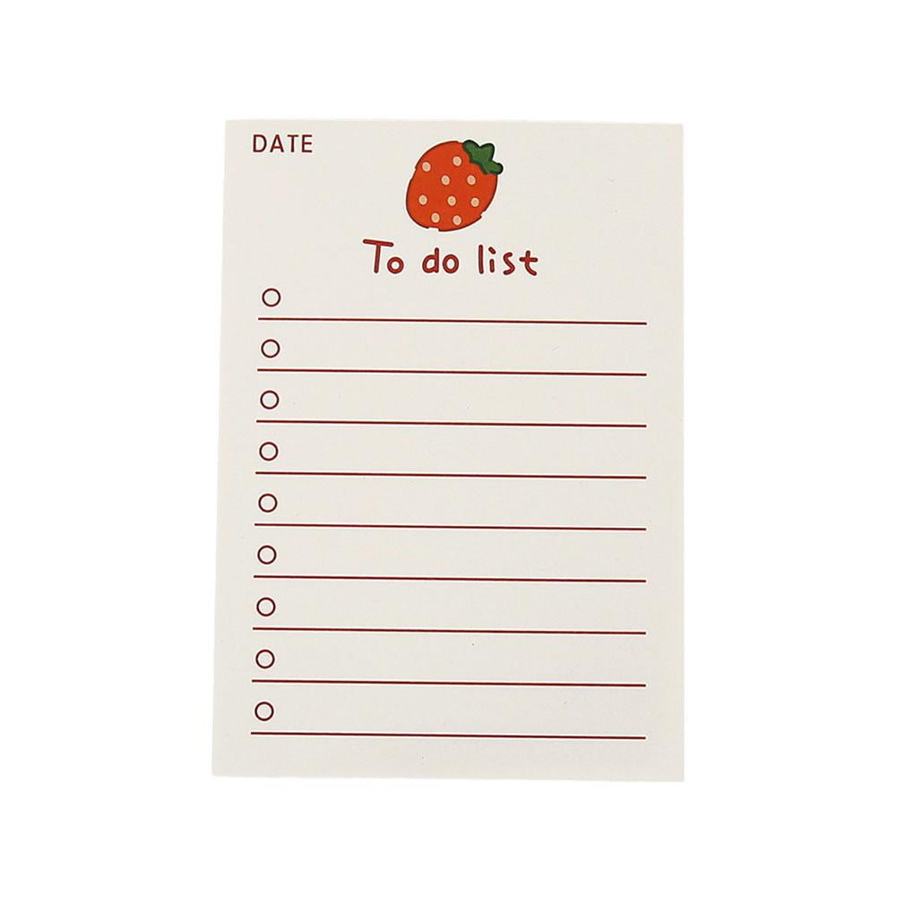 Tearable Non Sticky Notes Fruit Hand Account Memo Message Paper Pad To ...