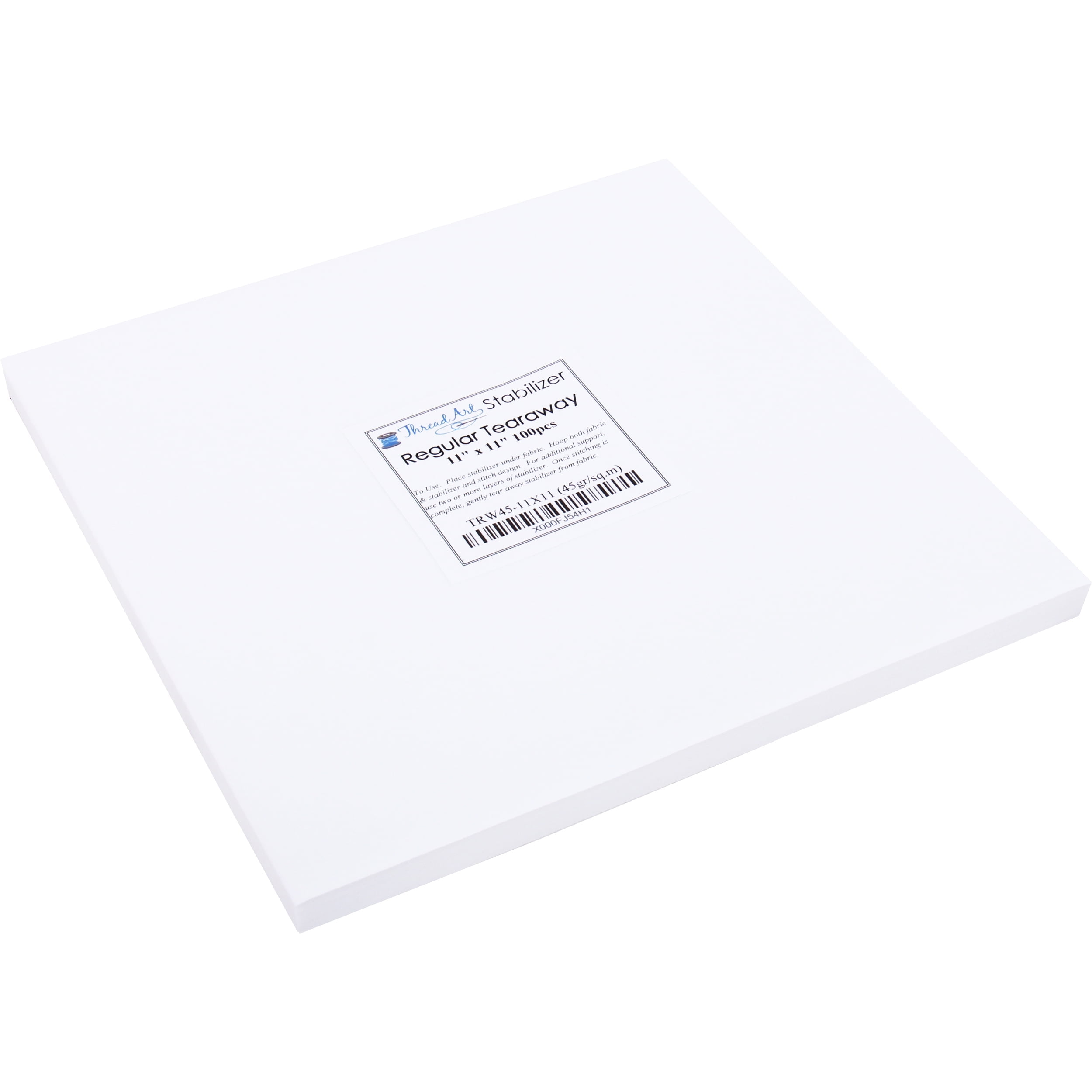 Tearaway Embroidery Stabilizer by | 1.6 oz Medium Weight | 11x11 100 ...