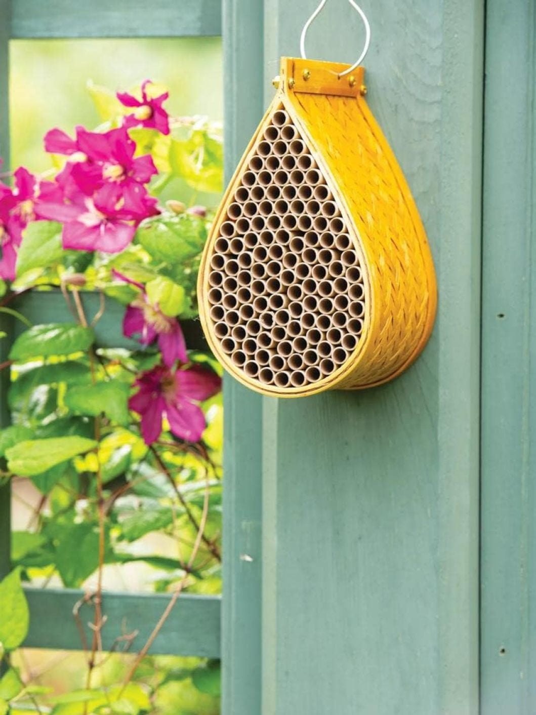 Teardrop Bamboo Mason Bee House - Walmart.com