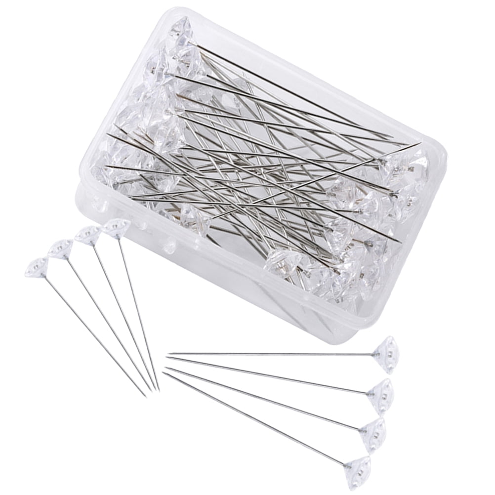 Teardrop Cork Diamond Shaped Pearl Needle Lightweight Pin - Walmart.com