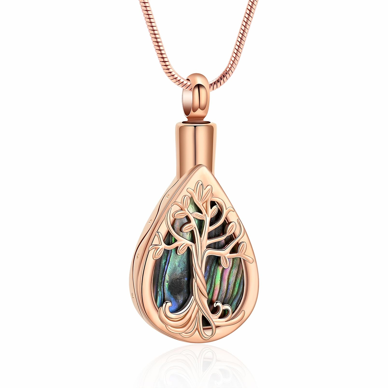 Teardrop Cremation Jewelry for Ashes Urn Necklace to Put Ashes Memorial ...