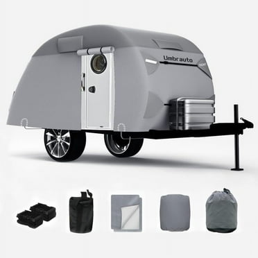 Classic Accessories Over Drive PolyPRO3 Teardrop Trailer Cover, Fits 12 ...
