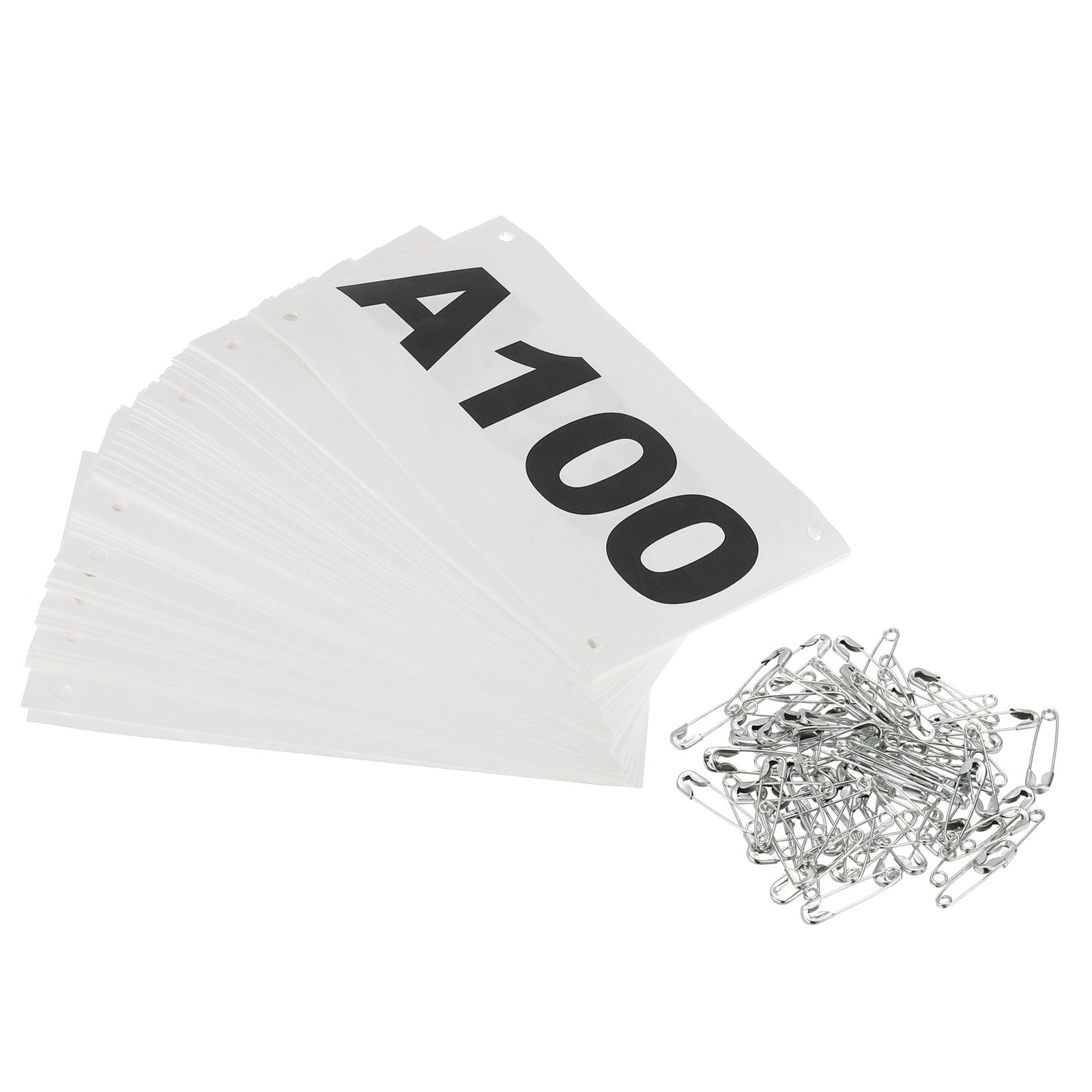 Tearproof Running Bib Numbers 7x4 Inch, A1-100 Waterproof Race ...