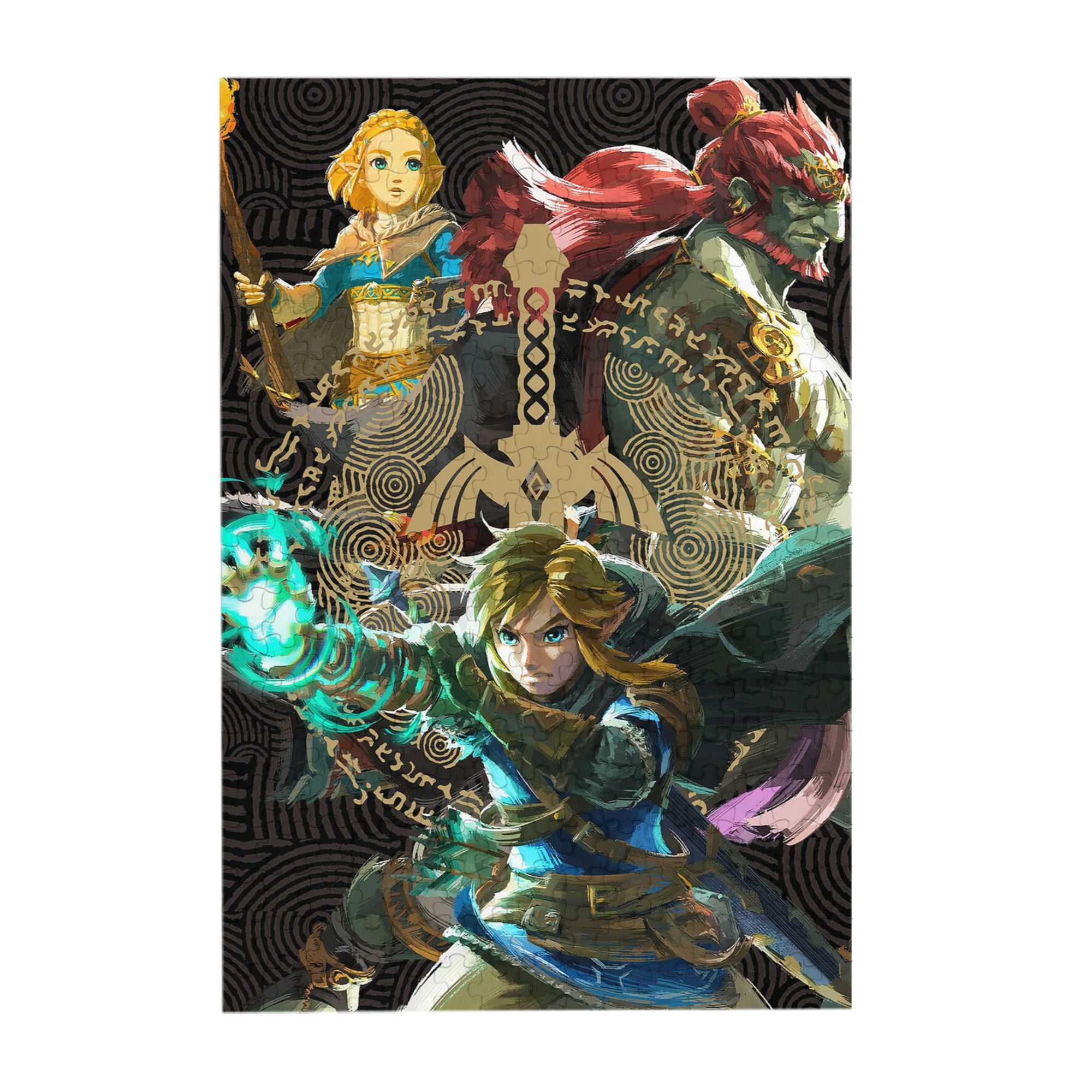 Tears Of Kingdom Zelda Wooden Jigsaw Puzzle 300 Pieces Game For Adults ...