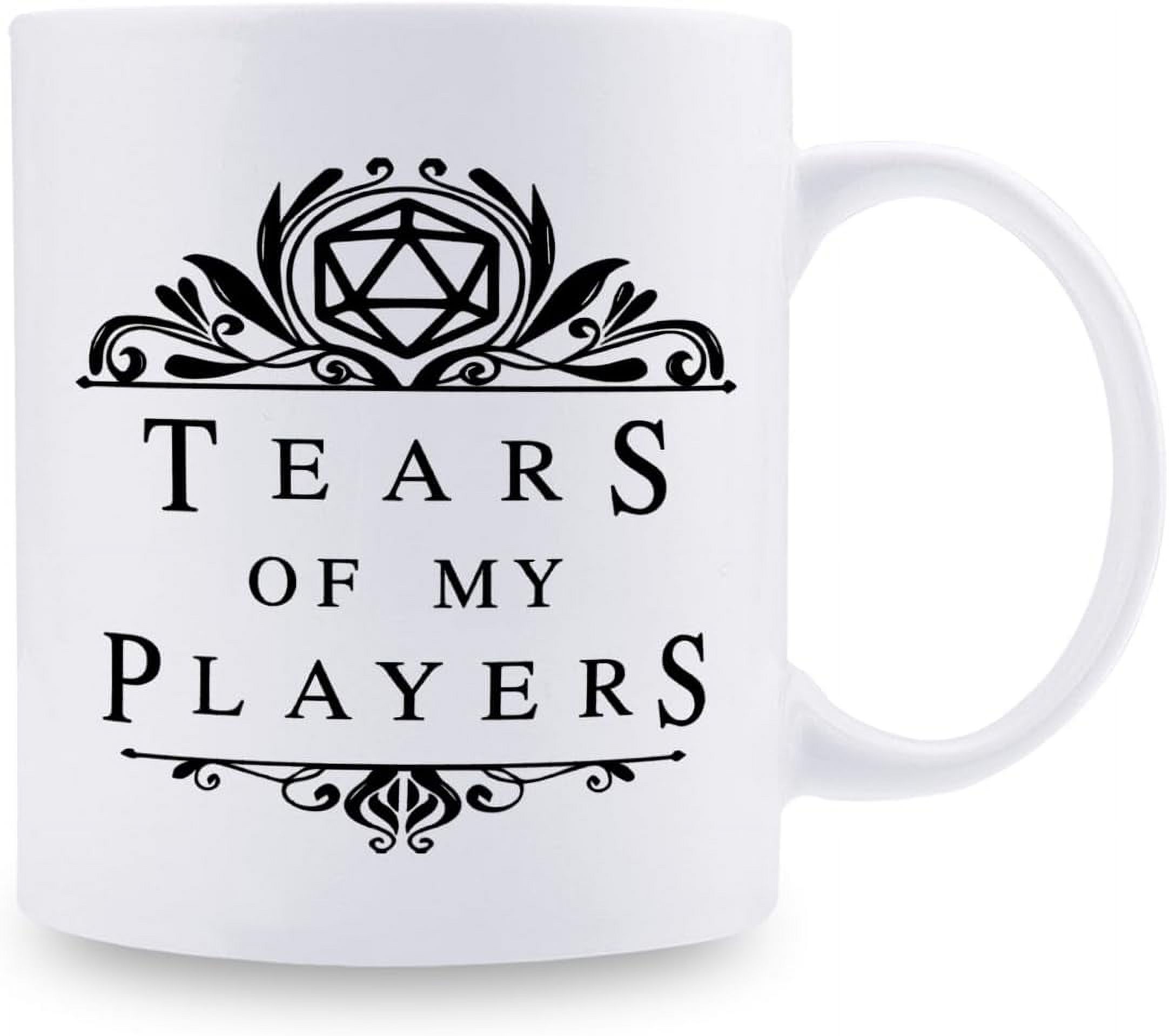 Tears of My Players, Funny D&D Dungeon Master Gifts, 11oz Funny Coffee ...