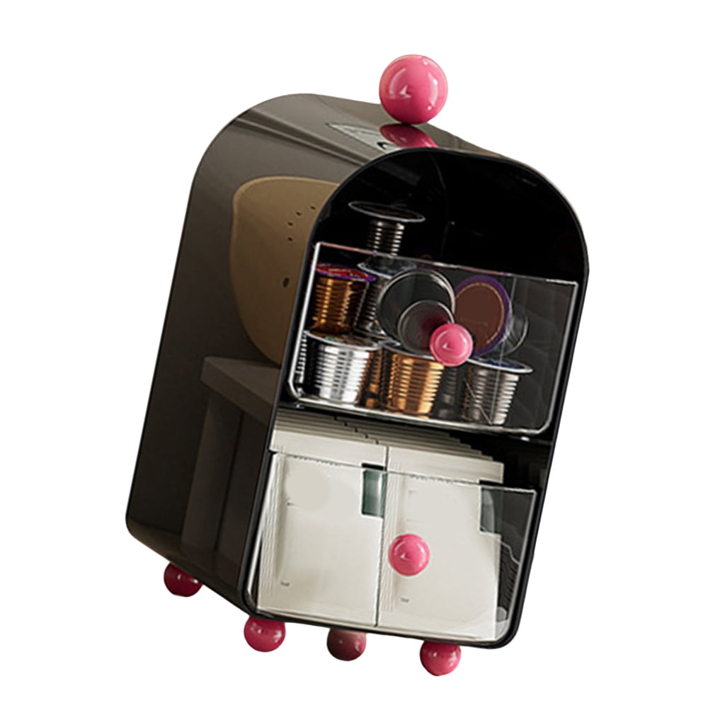 Teas Bag Organizer Drawer Style Coffee Creamer Storage Box for Kitchen ...