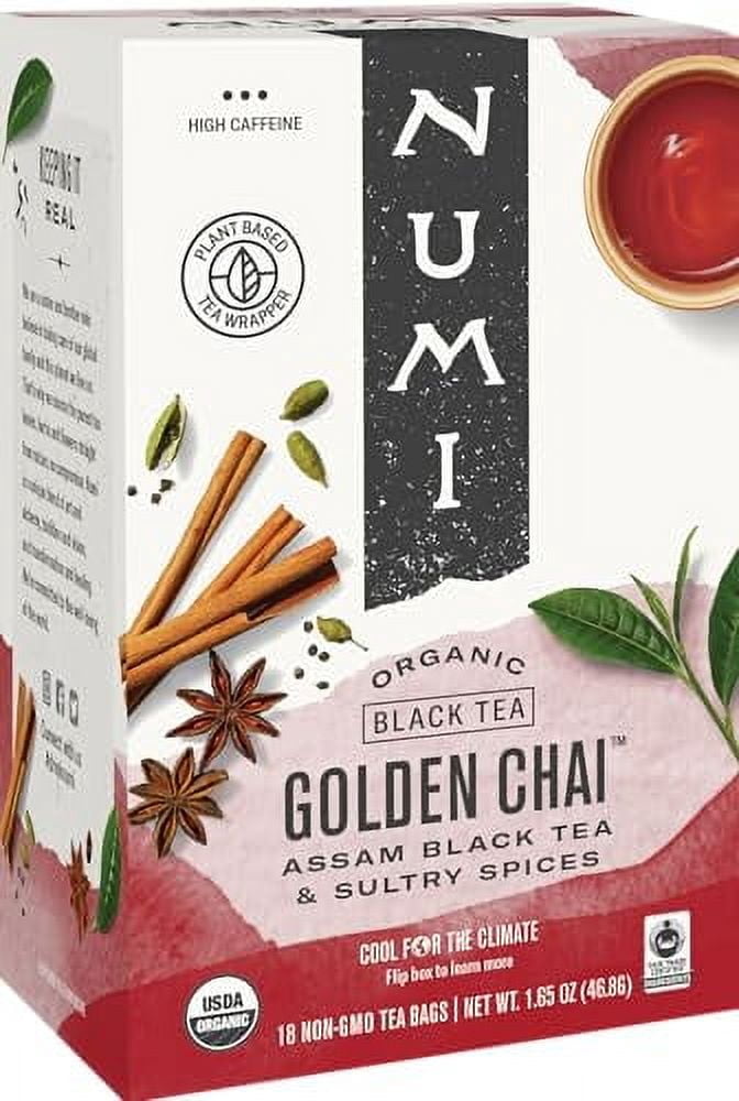 Teas Tea Black Golden Chai Spiced Assam, 18 Ct - Walmart.com