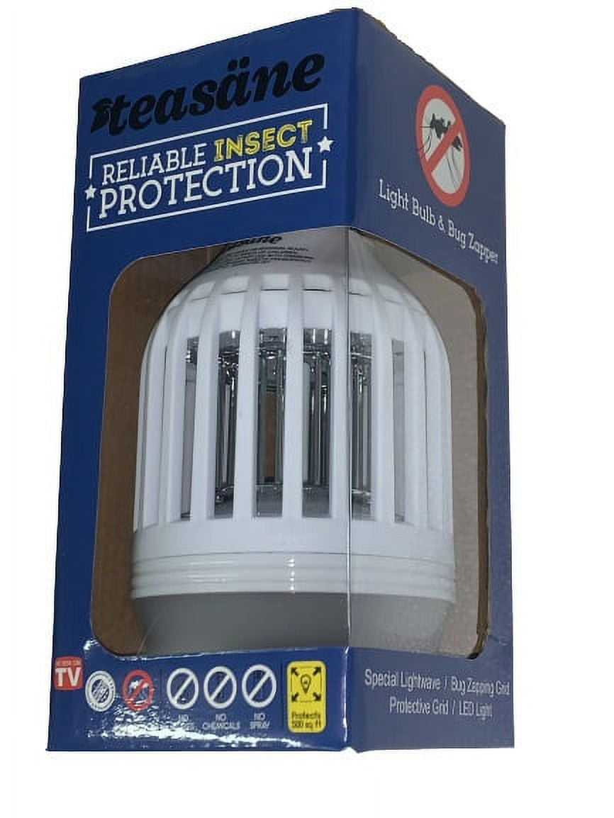 Teasane Bug Zapper LED Light Bulb, 2 in 1 Pest Repellent, Mosquito Fly ...