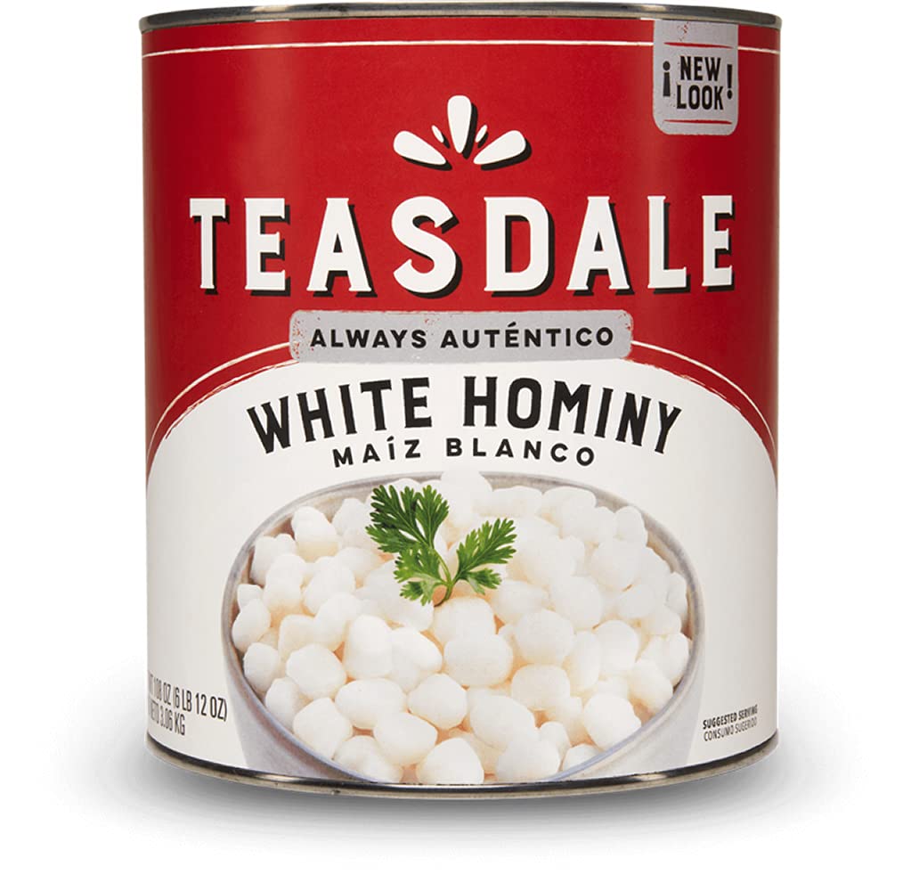 Teasdale White Hominy 29 oz (Pack of 18) - Walmart.com